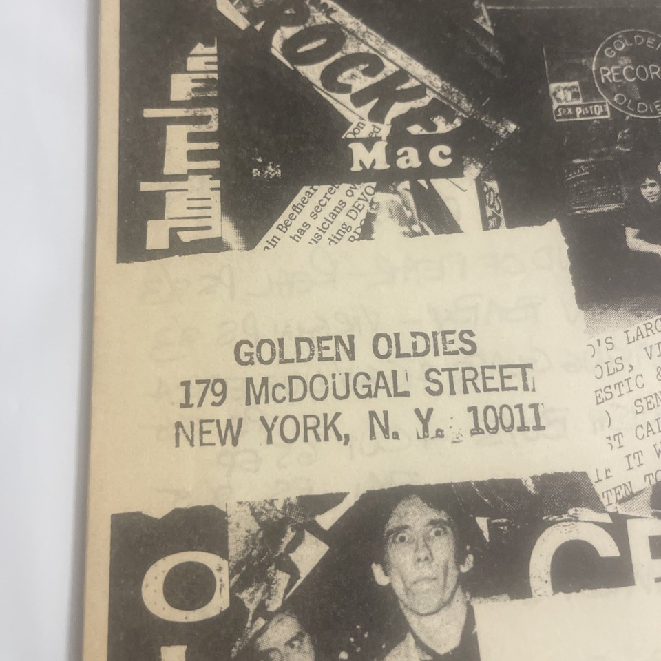 1979 Bleecker Bob’s New Wave & Import Punk Catalog NYC Punk Rock Rare ...