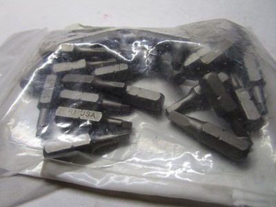 #1 Square Recess/Robertson 1/4"Hex 1"OAL Rock River® Insert Bit QTY 30 ...