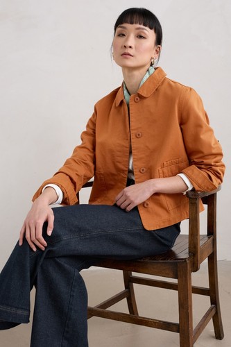 Seasalt Women's Jacket - brown Coombe Lane Cotton Jacket - Regular ...