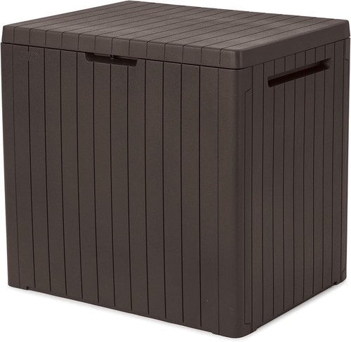 Keter City Outdoor Plastic Storage Box Garden 57.8 x 44 x 54.8 cm ...
