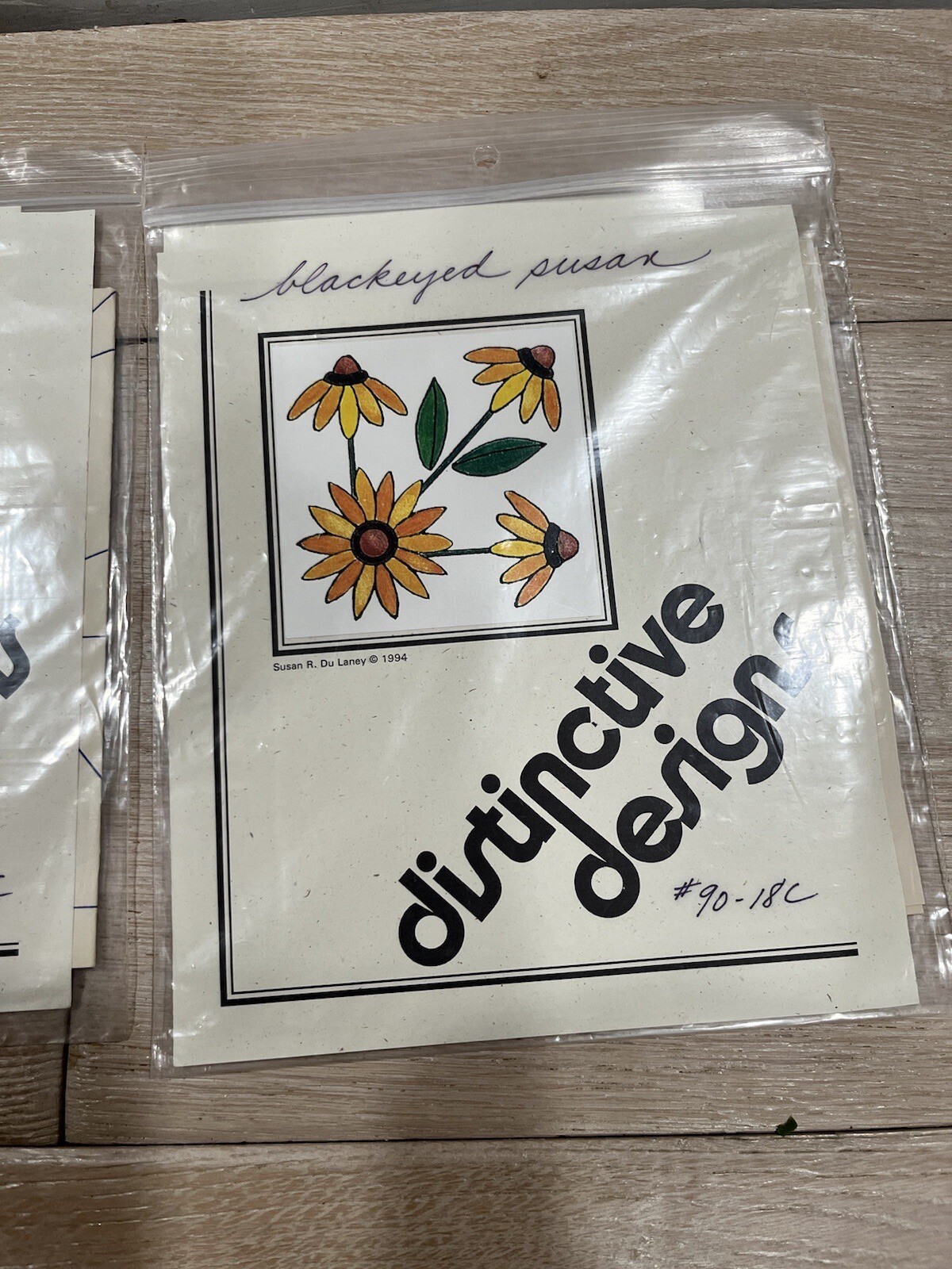 2 Distinctive Designs Wildflower + Appliqué Quilt Block Pattern Susan ...