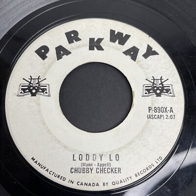 Chubby Checker, Loddy Lo (7" Vinyl Record, 45 rpm, 1963) Canada Import ...