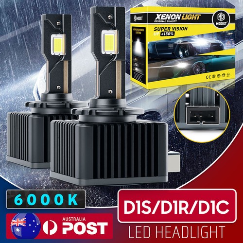 D1S D1R LED HEADLIGHT BULBS HID CONVERSION KIT 6000k XENON BMW MAZDA ...