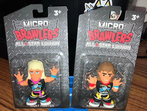 Pro Wrestling Micro Brawlers Robert Gibson/Ricky Morton Rock 'n' Roll ...