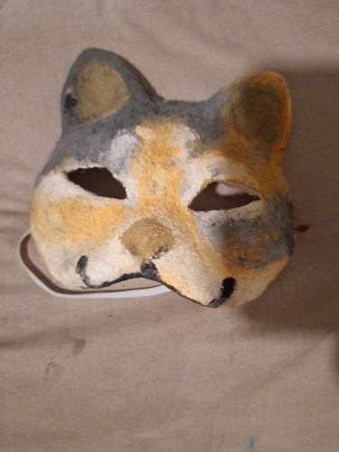 Calico Cat Therian Mask Cute Hq Handmade Detailed Dilute Masquerade ...