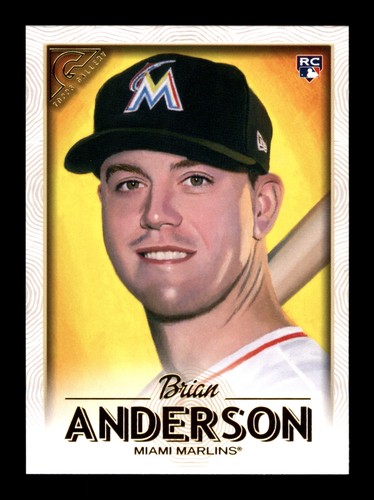 2018 Topps Gallery #53 Brian Anderson RC Miami Marlins | eBay