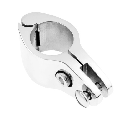 Boat 316 Stainless Bimini Top Hinged Jaw Slide Clamp For Tube Pipe ...