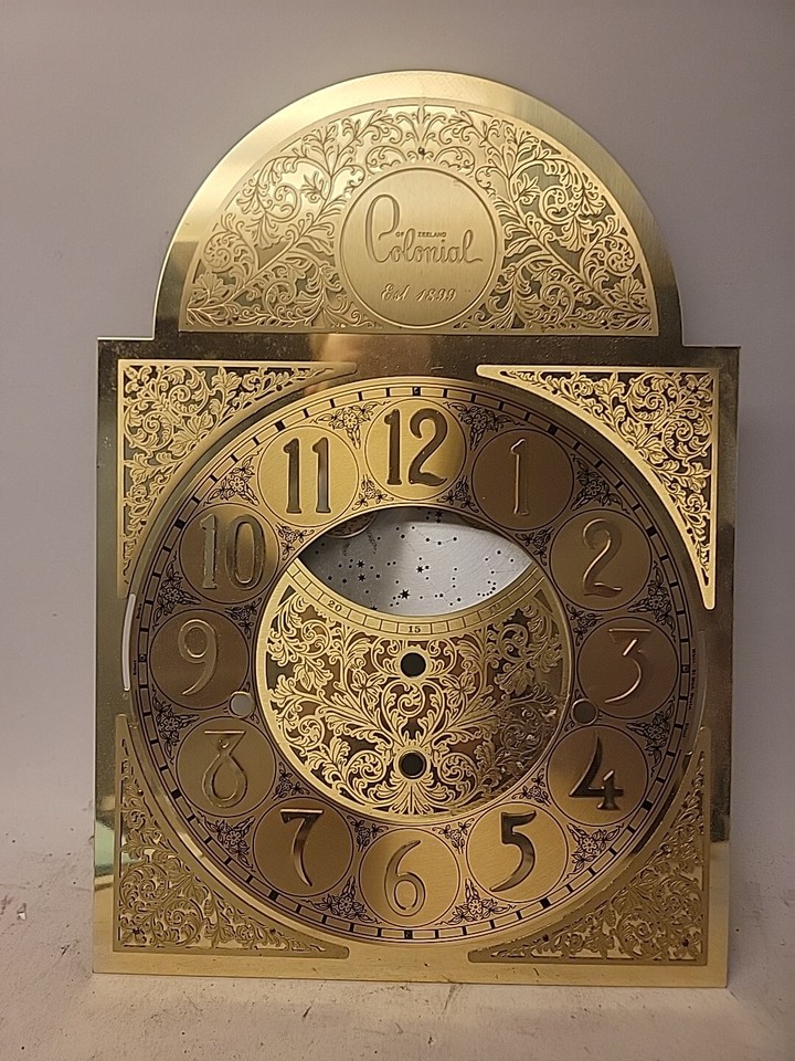 Vintage Colonial Grandfather Clock Dial Kieninger | eBay