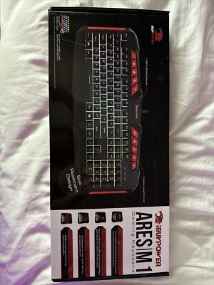 IBuyPower Ares M1 - RGB Led lights - Gaming Keyboard With Spill ...