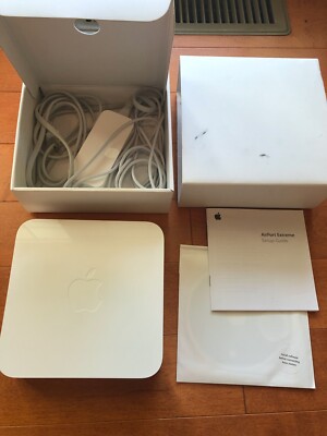 Apple AirPort Extreme 802.11n Base Station A1354 Wireless Router ...