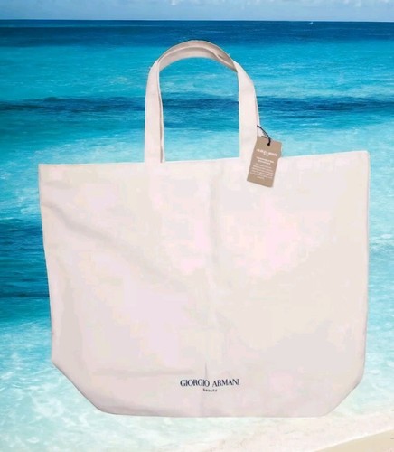 GIORGIO ARMANI My Way Reusable Shopping Shopper Tote Bag "I Am What I ...