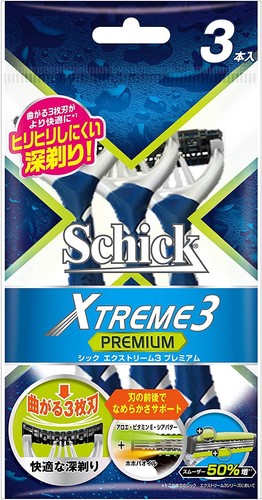 Schick Japan Extreme 3 Safety Razor Premium 3pcs | eBay