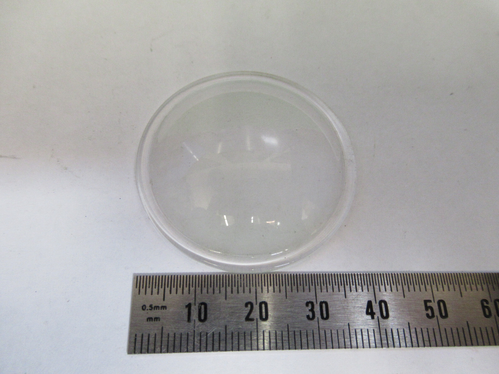 OPTICAL PLANO CONVEX DIFFUSER LENS MICROSCOPE PART AMERICAN AS PICTURED ...