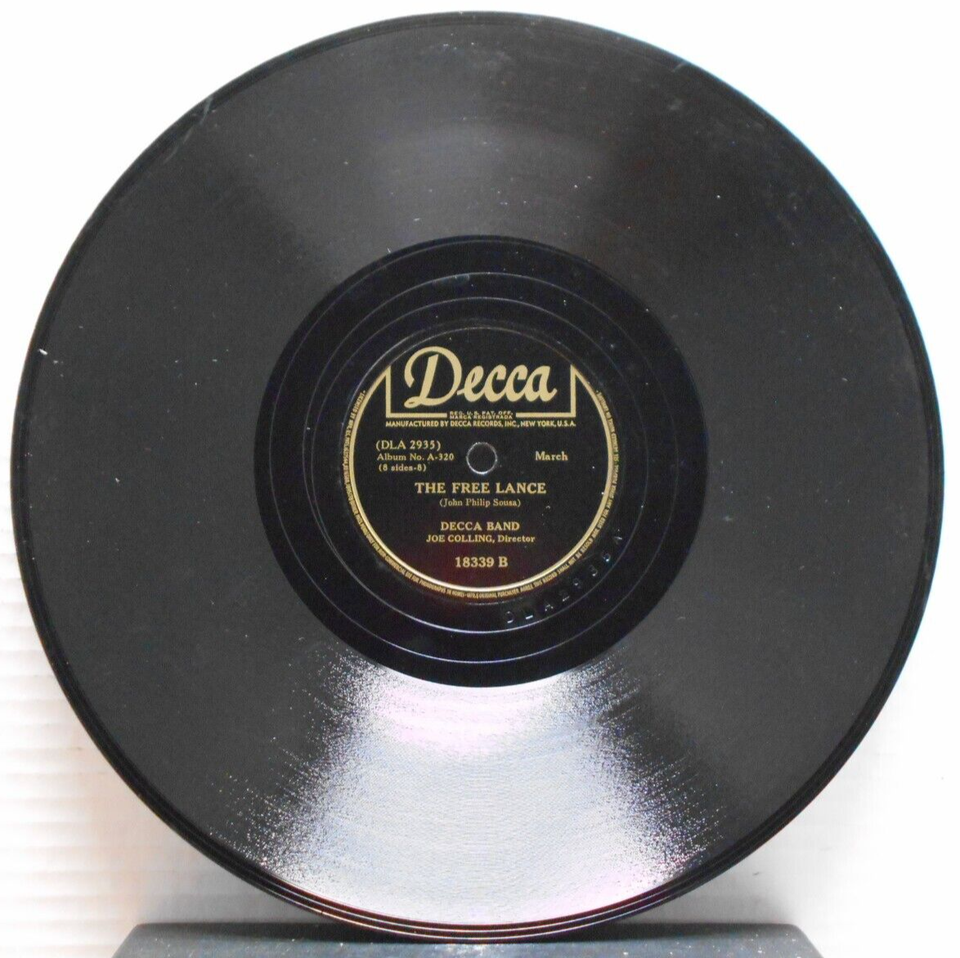 The Picadore/The Free Lance/Decca Band (10", 78 rpm, Decca, 18339) | eBay