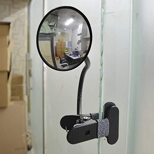 Glass Clip On Rear View Cubicle Mirror Flexible Convex Security Mirror ...