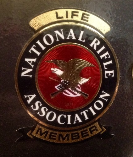 NRA Decal/sticker National Rifle Association Life Member Gun Decal ...