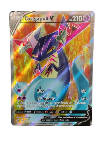 Dragapult V 183/192 Rebel Clash NM Full Art Ultra Rare Pokemon Card | eBay