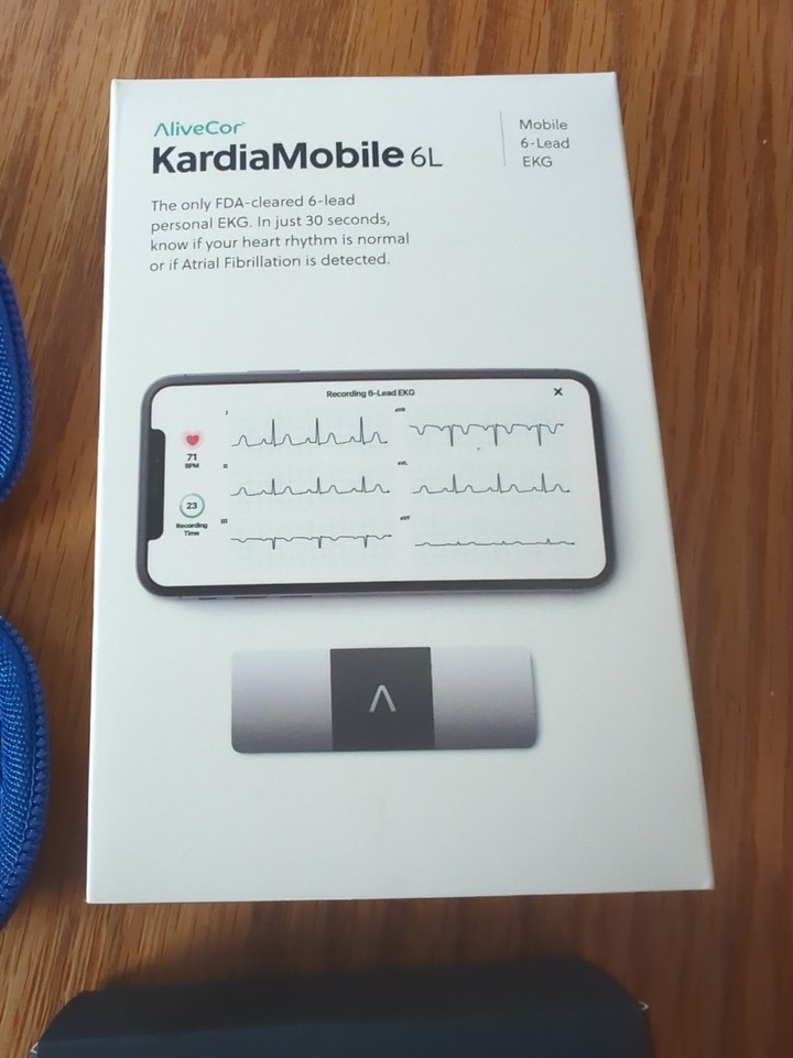 alivecor kardia mobile 6-lead personal ekg monitor | eBay