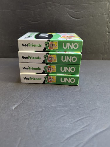 New & Sealed veefriends uno cards Deck Game Mattel Creations | eBay