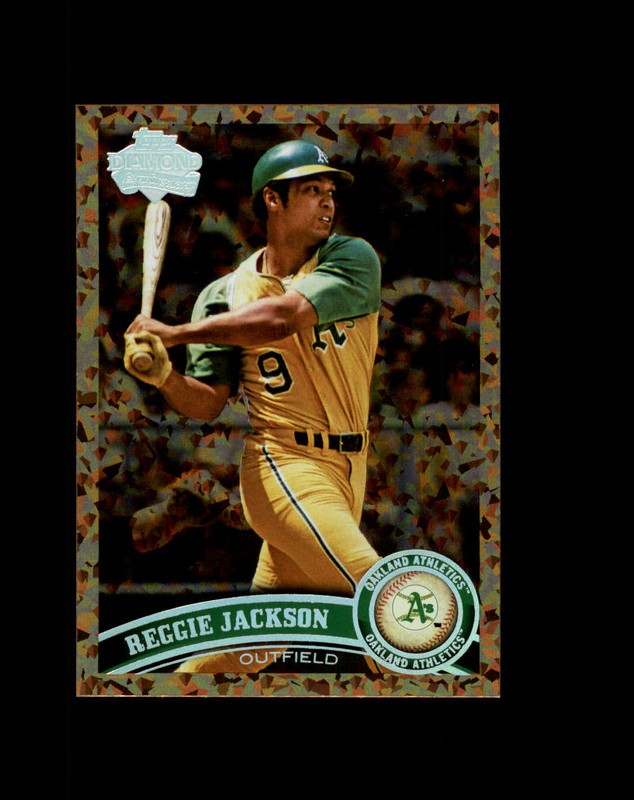 #410 Reggie Jackson 2011 Topps Cognac Diamond Anniversary Legends ...