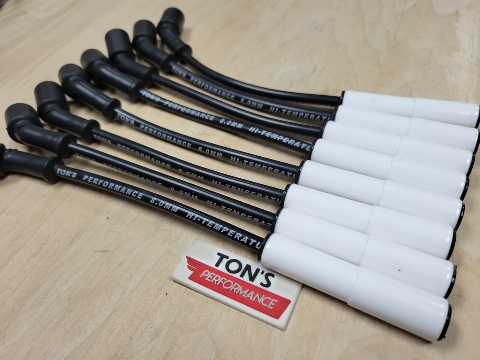 12" Ton's Ceramic LS High Performance Spark Plug Wire Set LS Pro GM ...