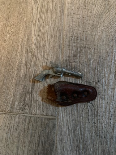 Vintage RR Roy Rogers Miniature Cap Gun 3'' With Leather Holster | eBay