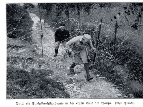 1915 Due to a Barbed Wire Obstacle in the First Line on the Isonzo ...