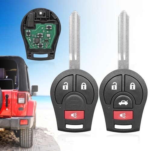 2/3/4 Button Remote Key 315/433MHZ Car Key for Nissan Sylphy Cube | eBay