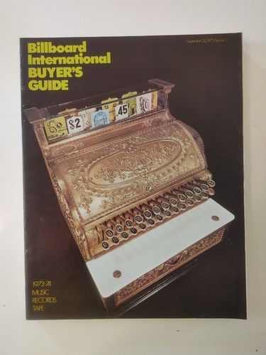 BILLBOARD 1973/74 INTERNATIONAL BUYERS GUIDE INCLUDES | eBay