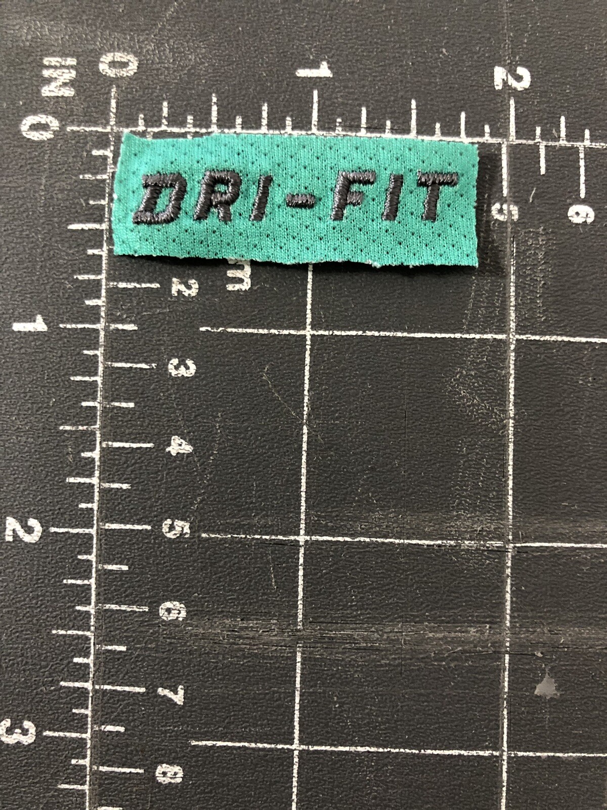 Nike Dri-Fit Logo Patch Mint Green Silver Sportswear Athletic Apparel ...