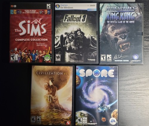 Lot of 5 Windows PC games | eBay