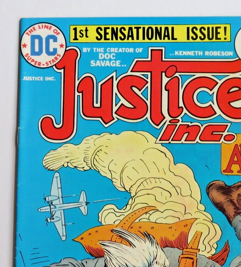 Justice Inc 1 2 3 4 (1975) Avenger Is Born, Jack Kirby Art, Complete ...