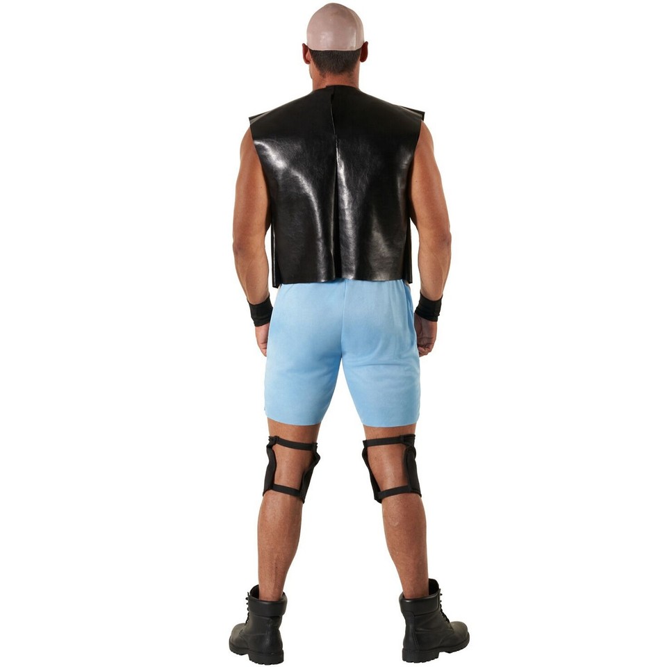 Men`s Official WWE Stone Cold Steve Austin Costume Adult Wrestling ...