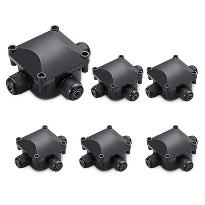 Waterproof Junction Box, IP68, 3-Way Outdoor Cable Connectors,Outdoor ...