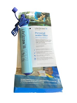 LifeStraw Personal Water Filter for Hiking Camping Travel Emergency ...