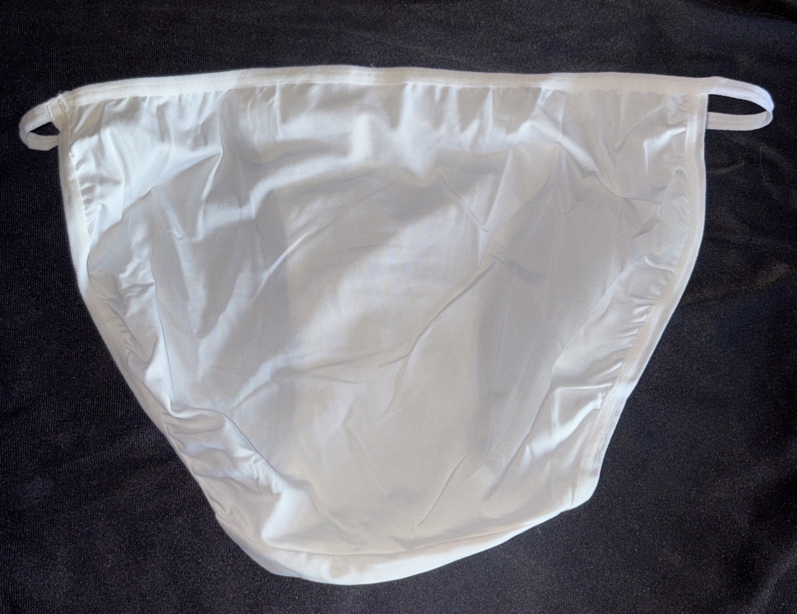 Lei Y2K White Silky Vintage L String Bikini Low Rise Panty Underwear | eBay