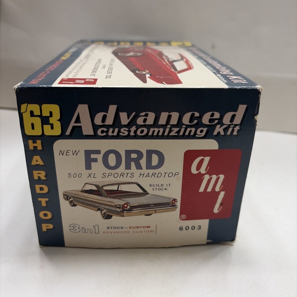 AMT 1963 FORD GALAXIE 500 XL SPORTS HARDTOP Open Box 1:25 KIT #6003 | eBay