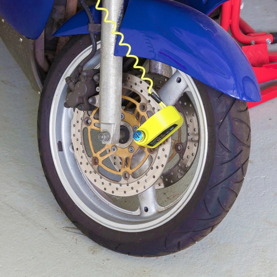 Disc Brake Lock Motorcycle Alarm Sound Anti-Theft Bike Motorcycle Wheel ...