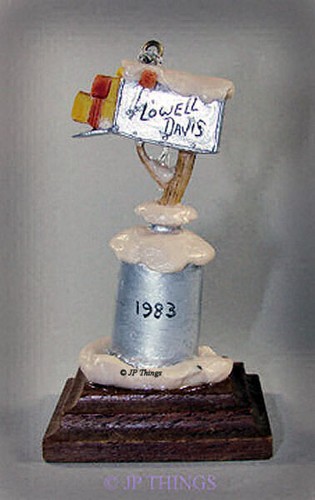 Lowell Davis 1983 Ornament Mailbox with Gifts In Milk Can Foxfire Farm ...