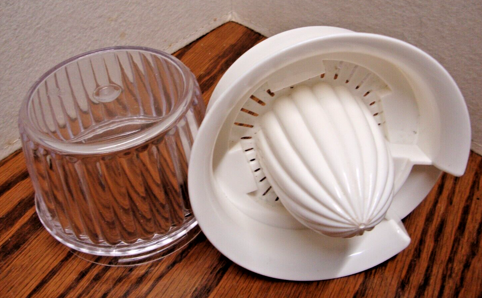 Manual Juicer Orange Lemon Citrus Juice Reamer Squeezer w/Jar~2pc ...