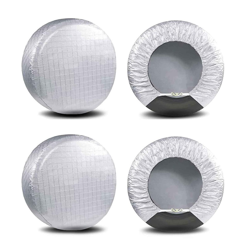 Tire Covers, Waterproof Aluminum Film Tire Sun Protectors,Tire ...