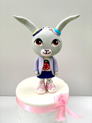Compatible With Coco Bing Bunny Edible Birthday Cake Topper,Cake ...
