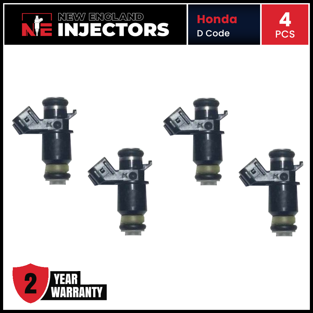 OEM Keihin D Code Fuel Injector Set of 4 01-05 Honda Civic Acura 1.7L ...