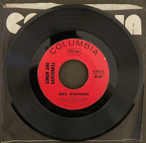 Simon And Garfunkel- Mrs. Robinson/Old Friends/Bookends- 7" Vinyl ...