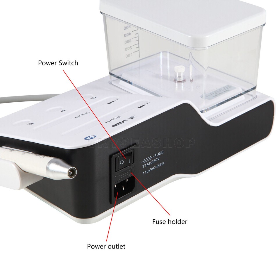 LED Dental Ultrasonic Piezo Scaler Detachable Ultrasound Unit fits EMS ...