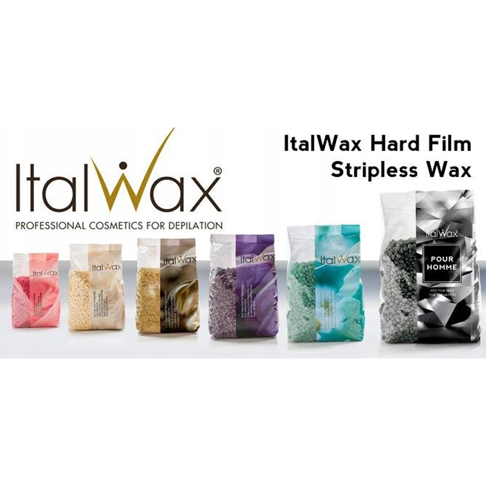 ItalWax Hot Film Hard Wax Stripless Beans Beads Pellet Body Hair ...