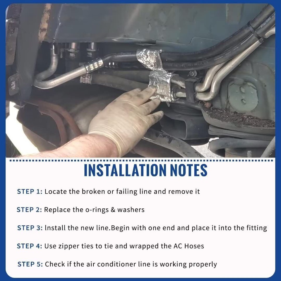 AT34653 Rear AC Line Set For 2009-2016 Chevrolet Traverse Rear ...