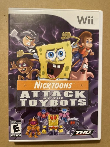 Nicktoons: Attack of the Toybots (Nintendo Wii, 2007) CiB Clean/Tested ...