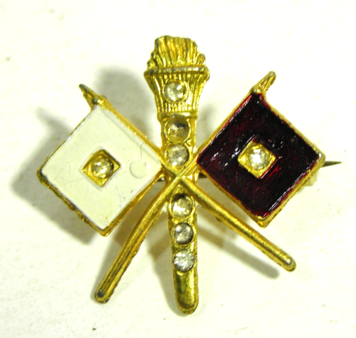 Vintage US Army WWII Signal Corps Pin Military Officer Enamel ...