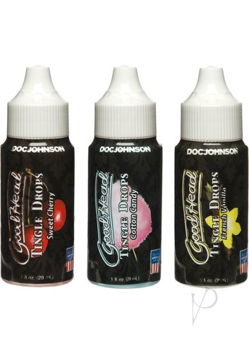 GOODHEAD TINGLE DROPS 3PK ASST FLAVORS oral sex enhancers adult ...